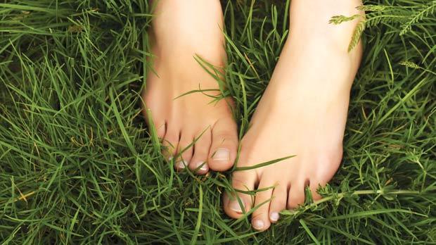 Connect your feet to earth