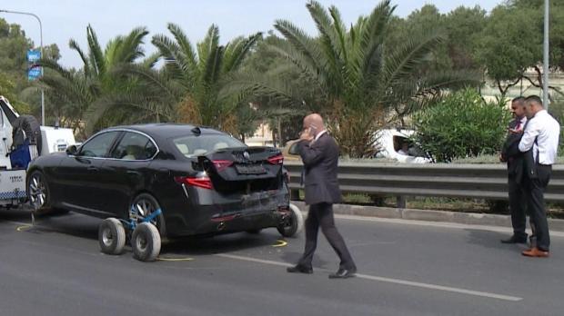 PM's official car in Marsa traffic collision, slightly injuring chauffeur