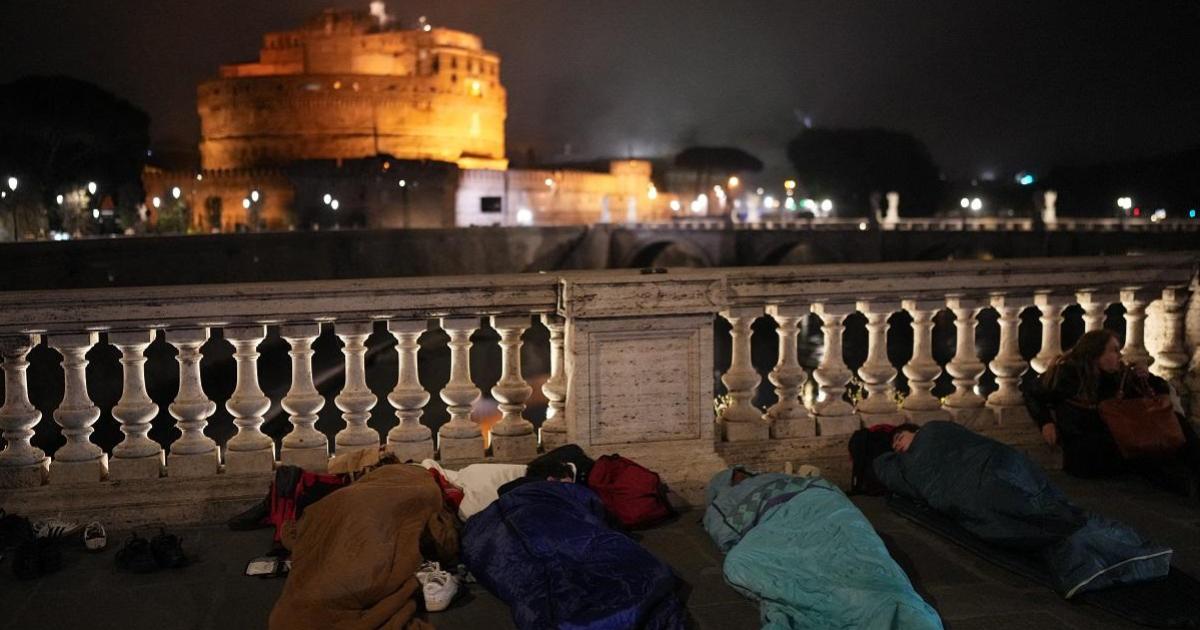 Up at dawn for a front-row seat to history at Pope Francis' funeral