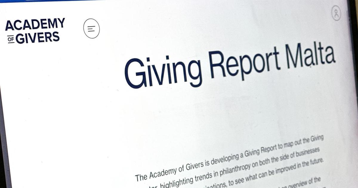Academy of Givers launches Giving Report in Malta