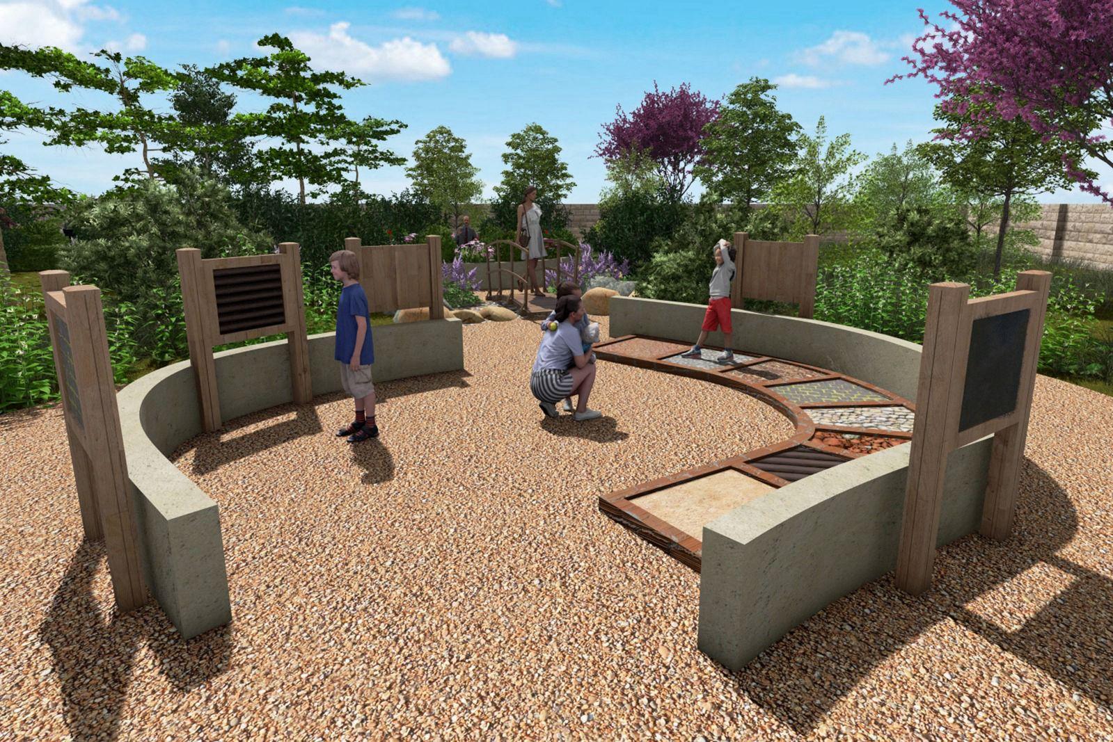 Works on Paola sensory garden for people with autism begin