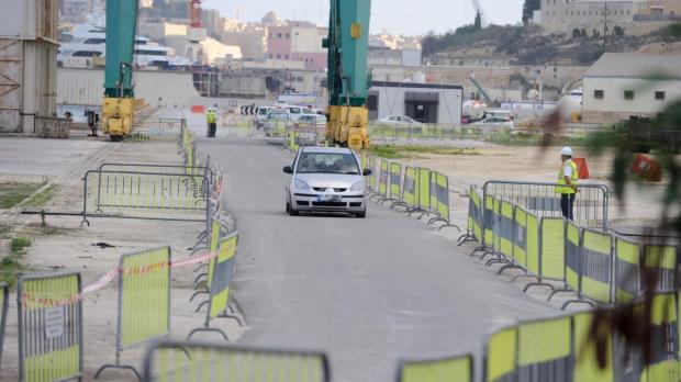 Temporary road improves Marsa traffic flow