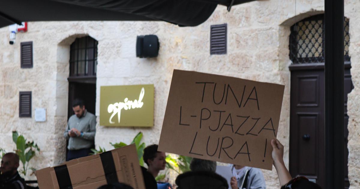 Residents, activists occupy db restaurant's tables and chairs in ...