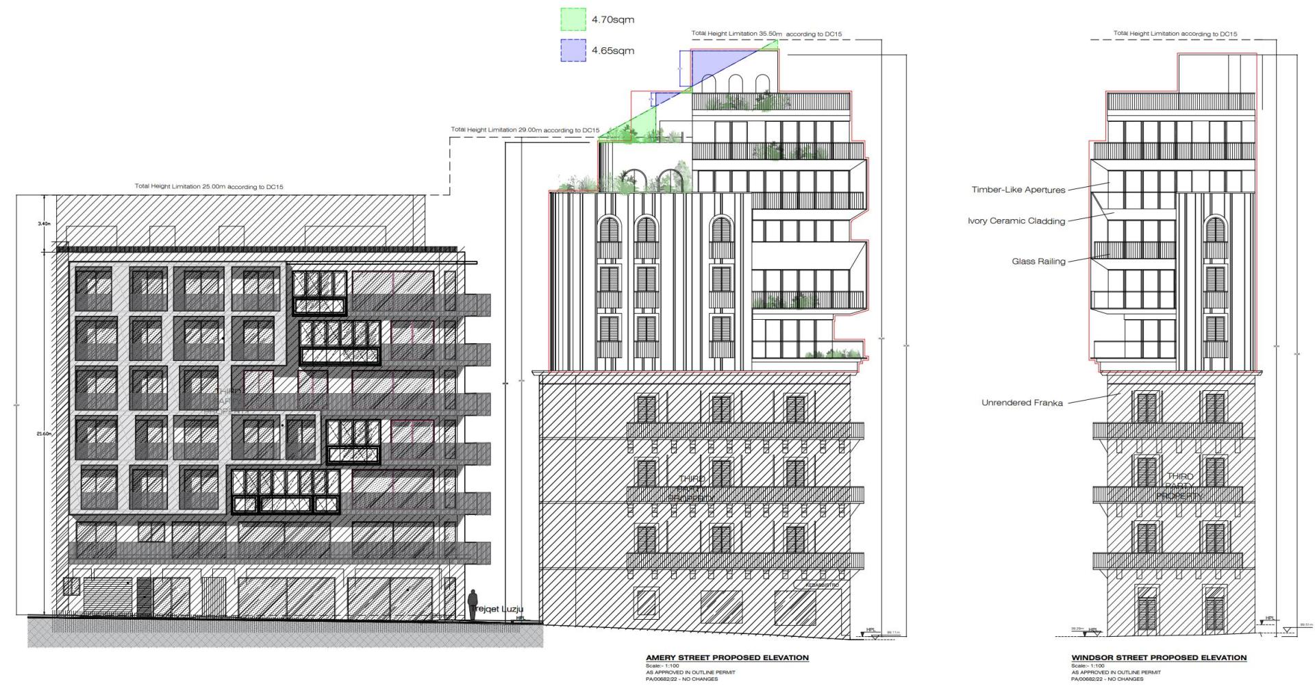 Safety concerns over six-floor extension to 100-year-old building