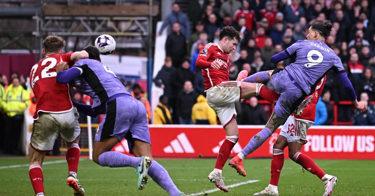 Liverpool strike late to beat Forest, Spurs, Villa win in top-four fight