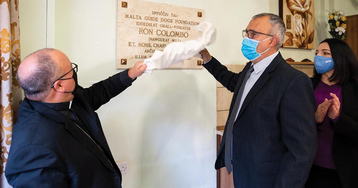 Archbishop inaugurates new office of Malta Guide Dogs Foundation