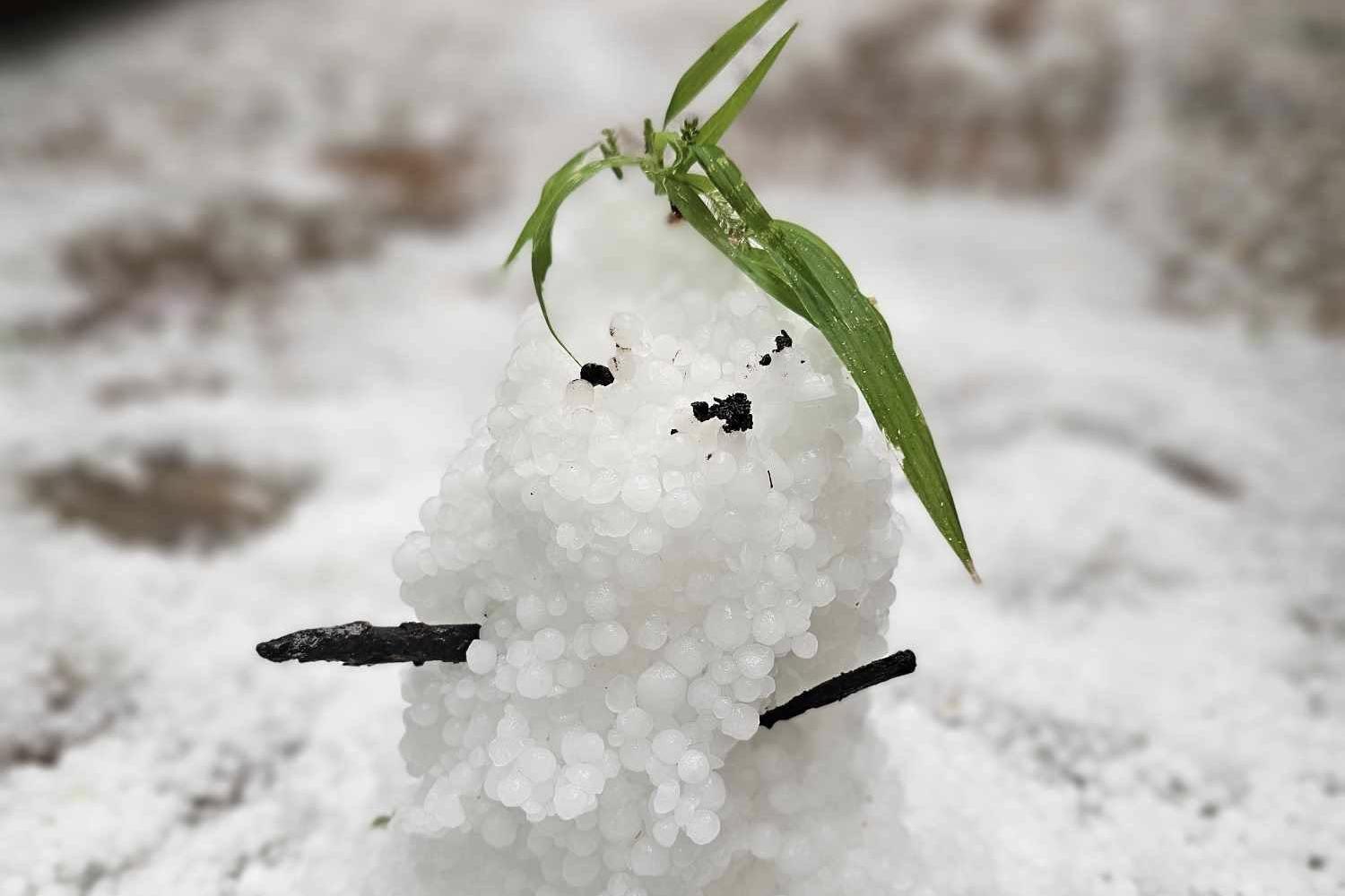 Watch: Hail and thunderstorms see out November as temperatures drop