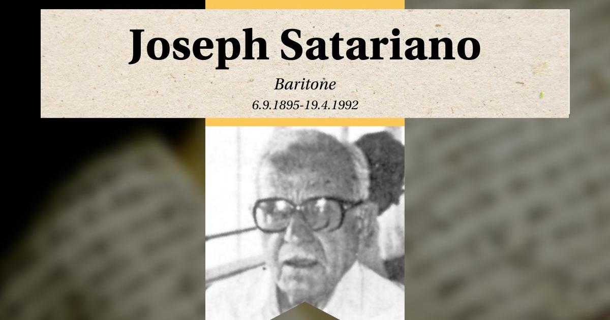 Biography: Joseph Satariano