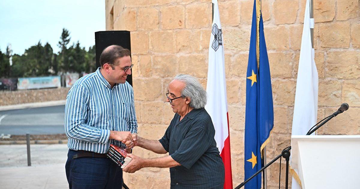 Gozo Regional Council presented with a donation of books by Joe Friggieri
