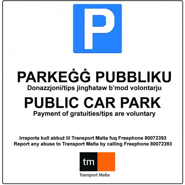 New information signs installed at public car parks
