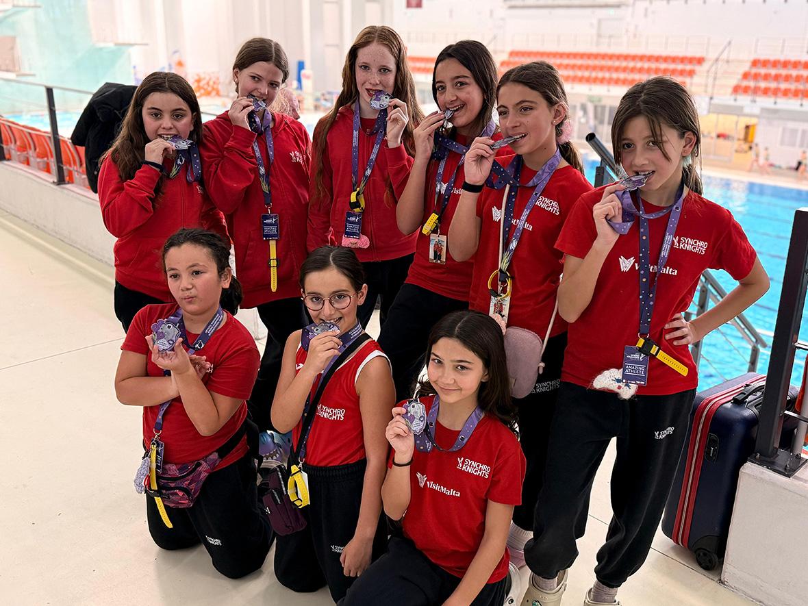 Synchro Knights celebrate international success in Poland