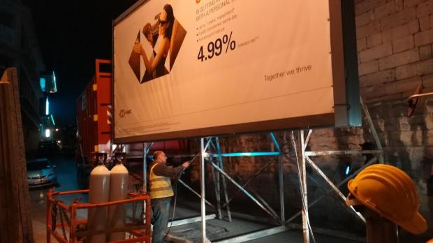 Twelve illegal billboards removed