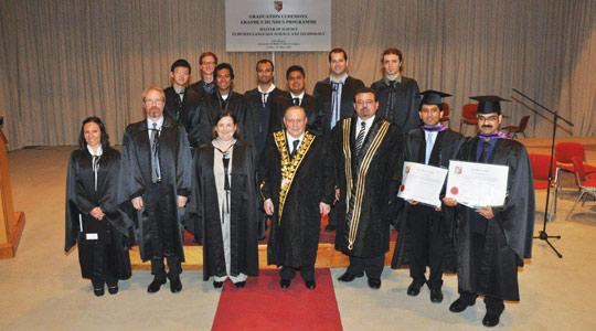 Erasmus Mundus graduation ceremony