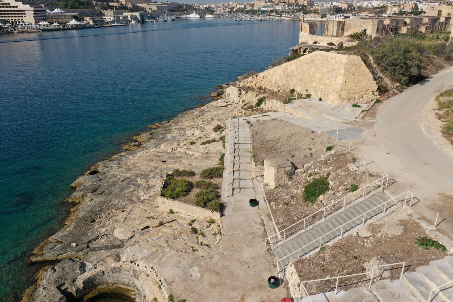 Access to Manoel Island foreshore enhanced