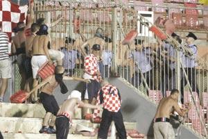 Mayhem at the stadium