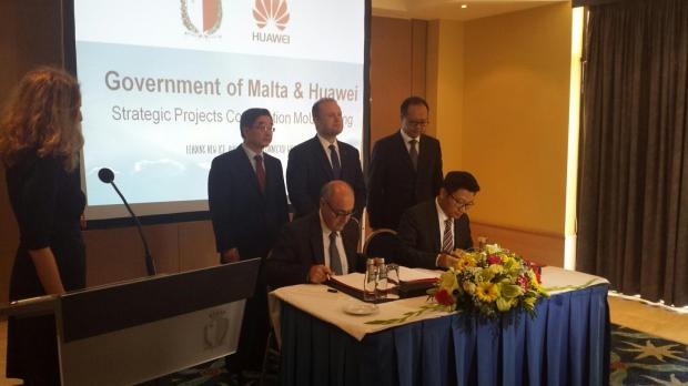 Second MoU signed between Malta and Huawei