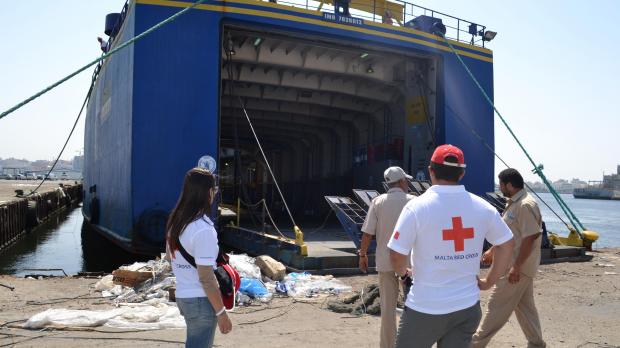 Malta Red Cross delivers more water to Tripoli