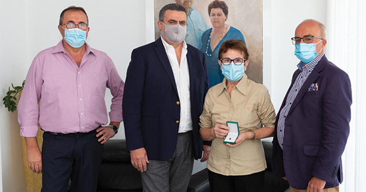 Employee anniversary at Halmann Vella Group