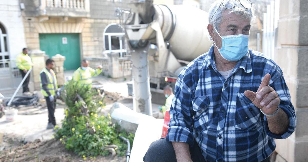 What do Żebbuġ residents think of a residential road-widening project?
