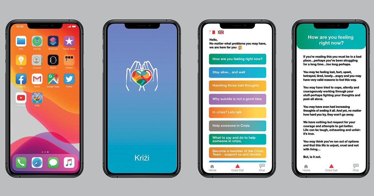New app to prevent suicides, self-harm