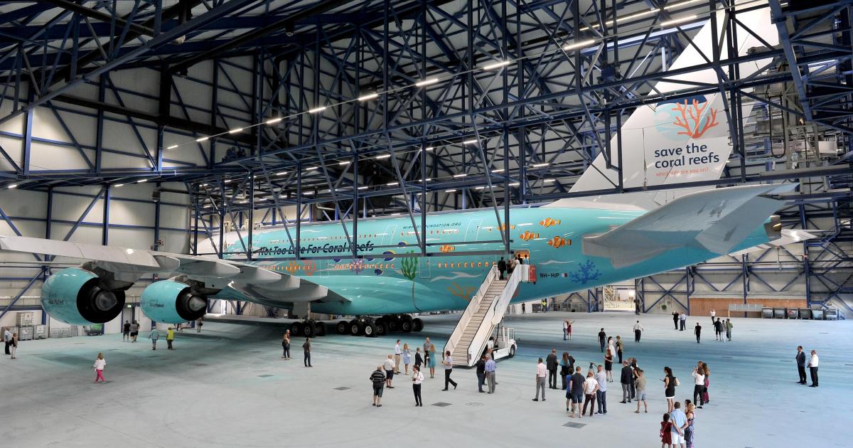 First Malta-registered Airbus A380 unveiled in Safi