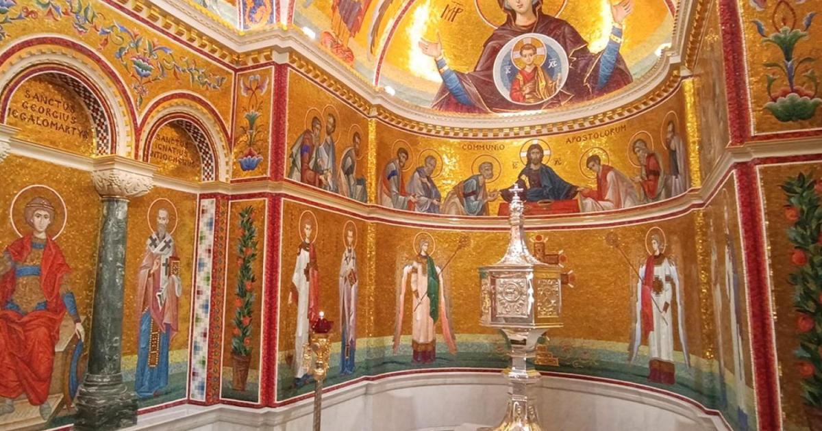 Byzantine-style adoration chapel at St George’s in Victoria inaugurated