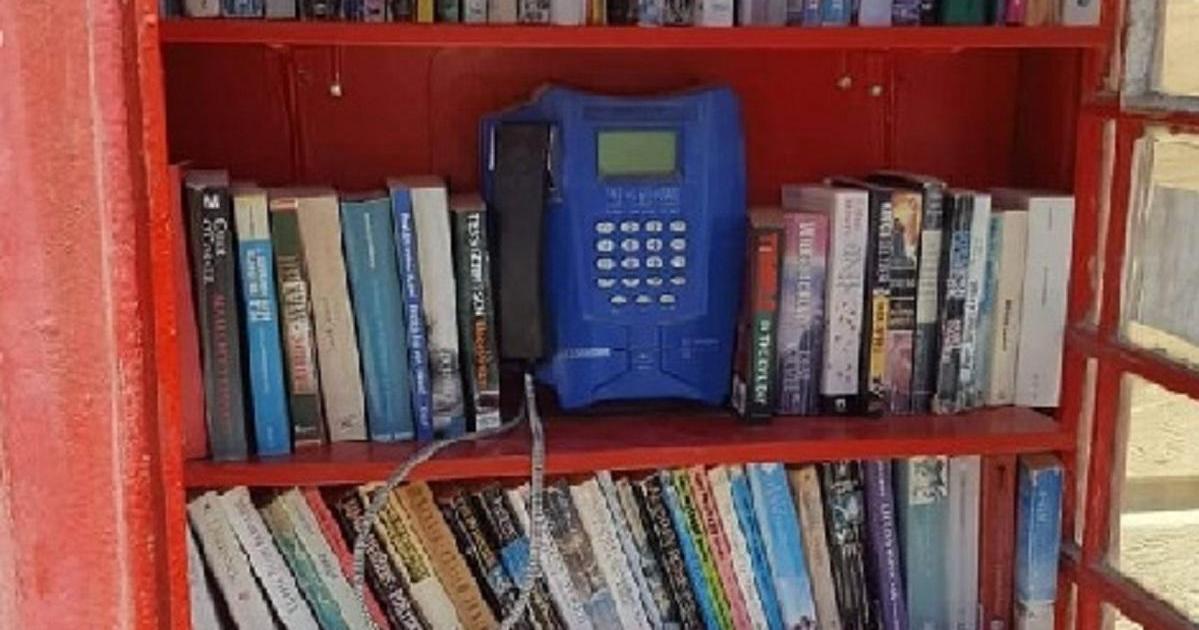 Books stolen from unique phone box library, but replaced by donations ...