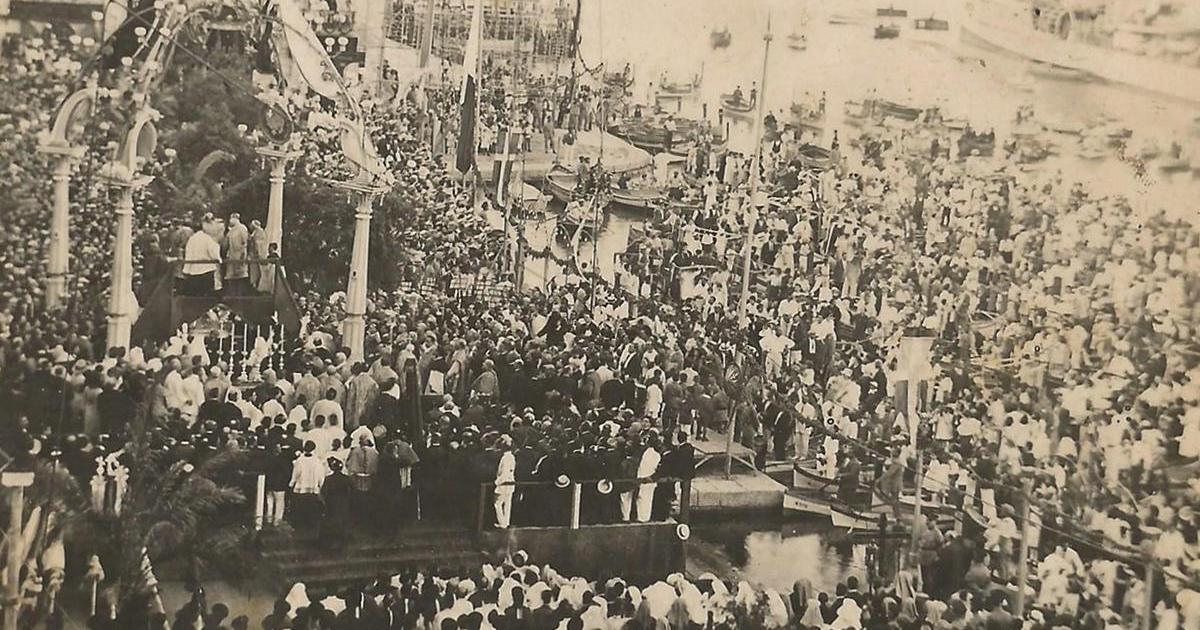 Statue of Maria Bambina in Senglea crowned a century ago