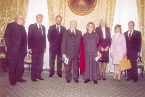 President receives book on Daniel Pearl