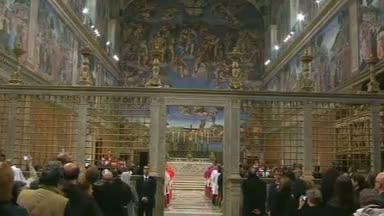 Pope marks Sistine Chapel's 500th anniversary