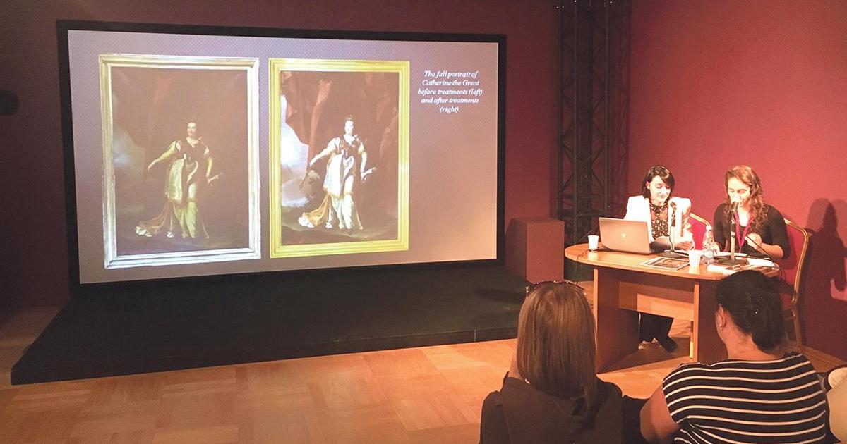 Catherine the Great portrait and exhibition inaugurated in Moscow