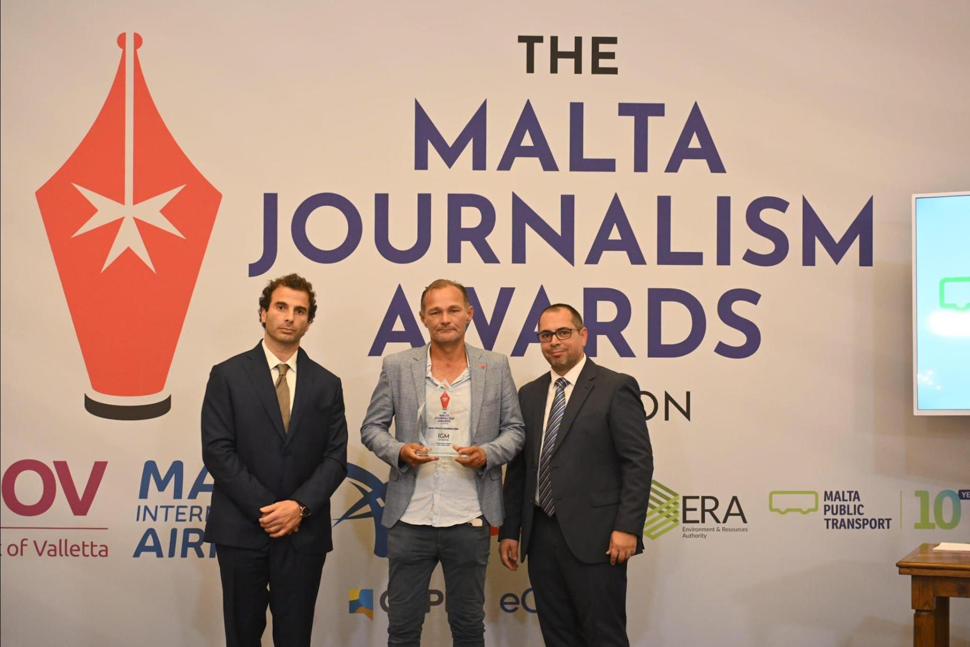 Times of Malta sweeps journalism awards