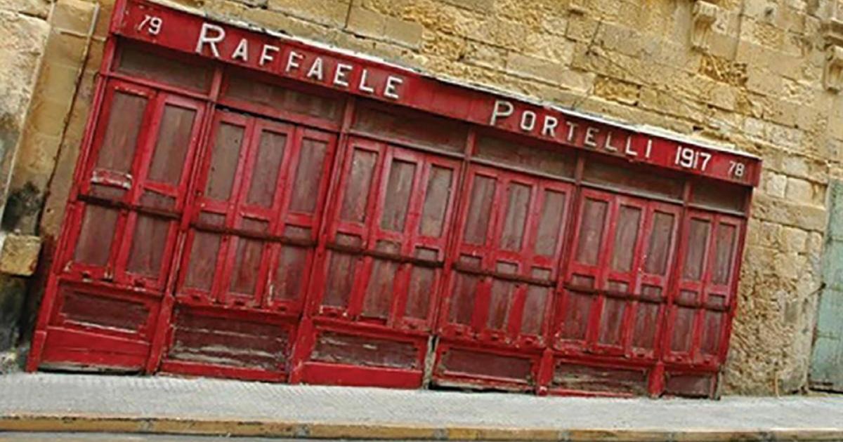 Century-old shopfront vanishes from Valletta
