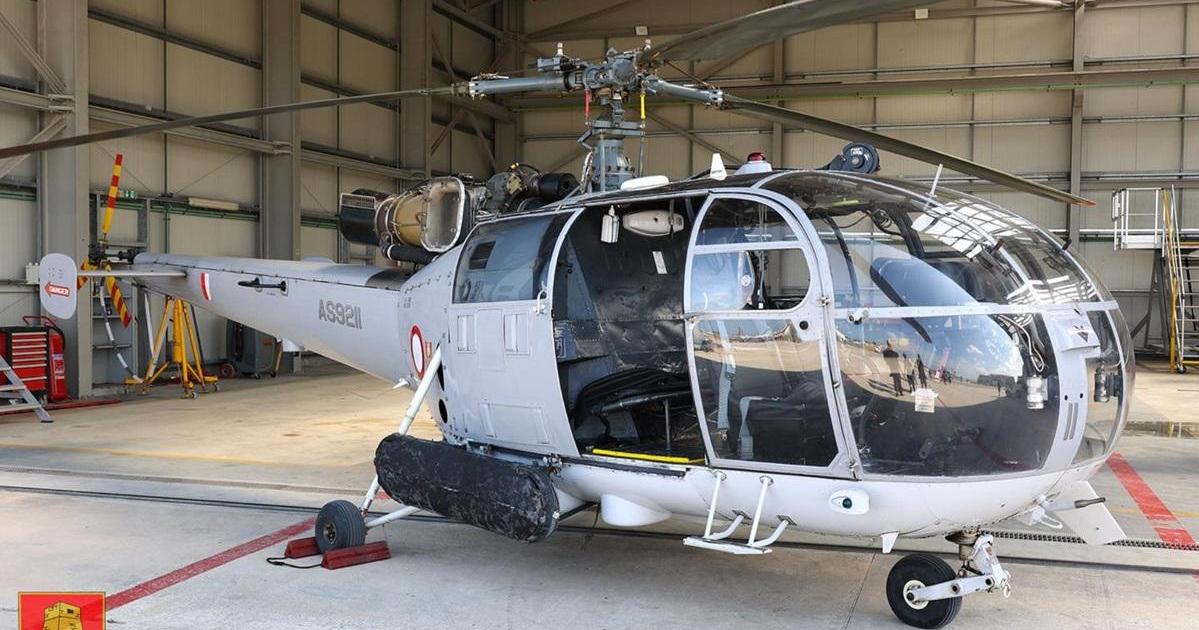 AFM helicopter damaged during take-off