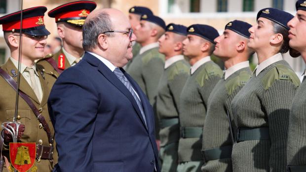 AFM recruits hold their passing out parade