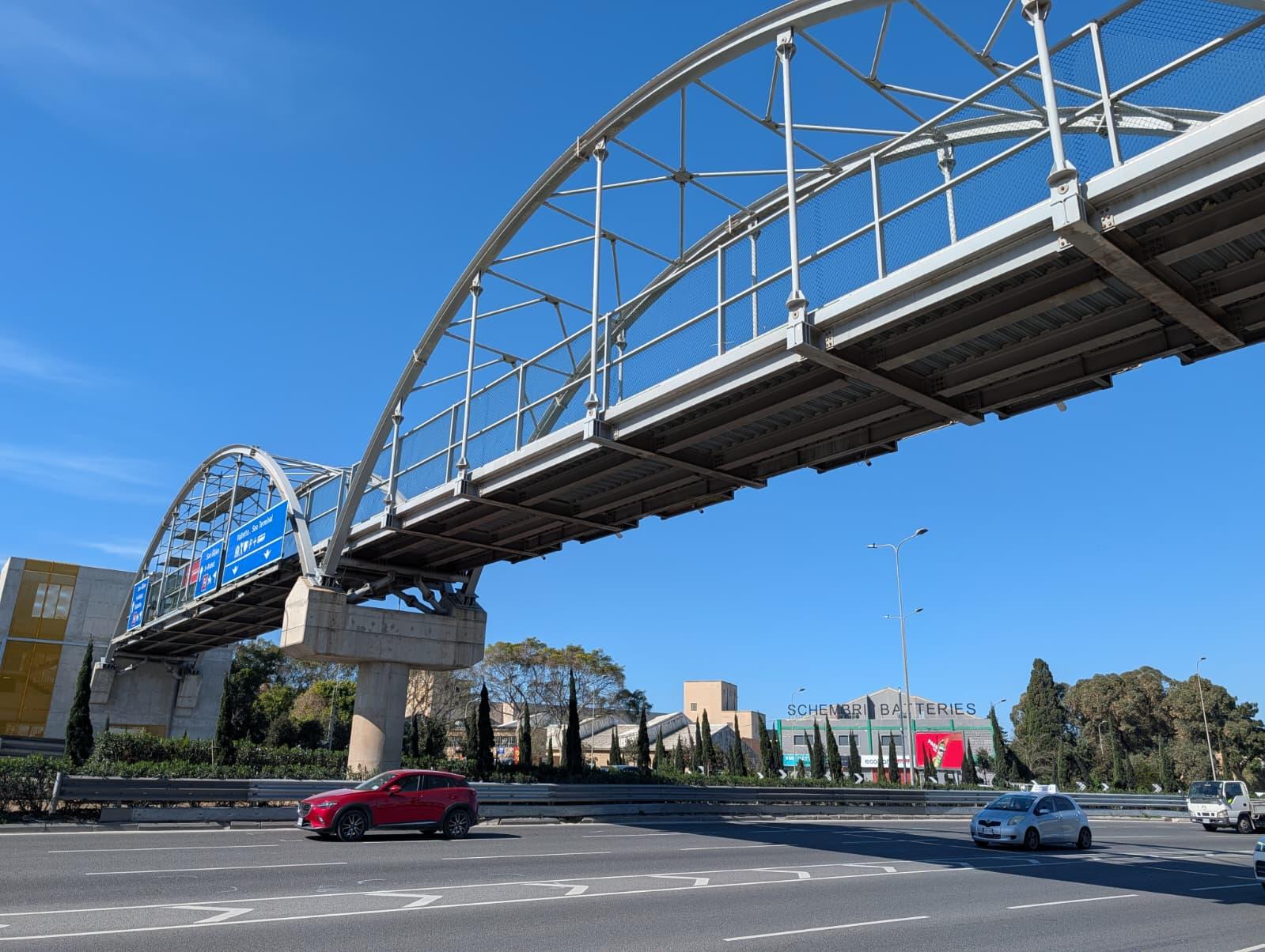 Before Msida gets a pedestrian bridge, we tested the lifts on the ...