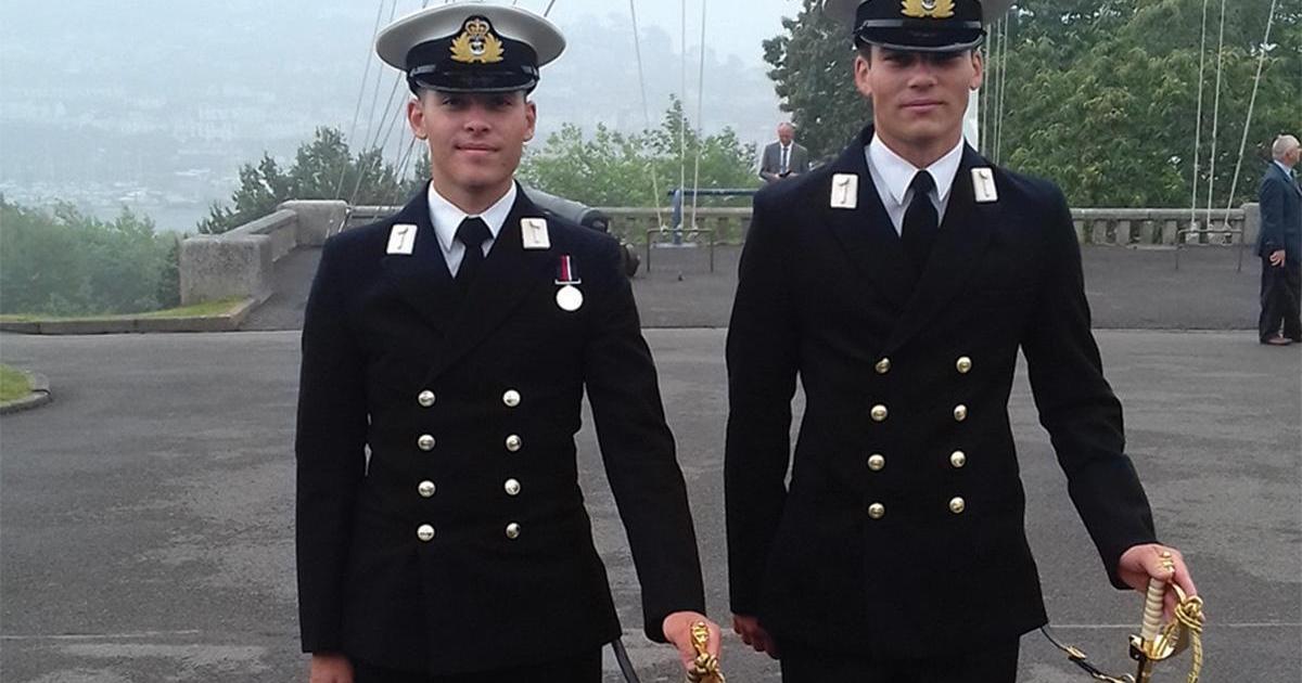 Officer training at Dartmouth’s Brittania Royal College
