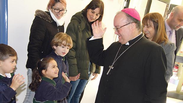 Archbishop visits San Andrea School