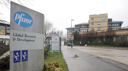 Pfizer to close research plant