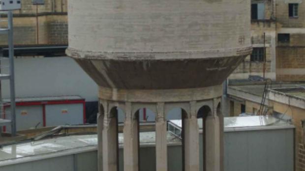 Historic concrete water tower to be restored