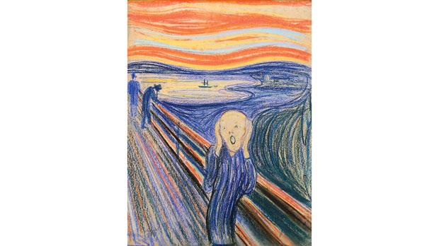 The Scream on display in New York