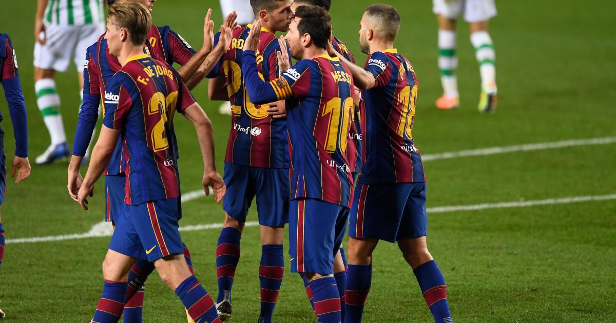 Watch: Super-sub Messi scores twice to lead Barca to Betis win