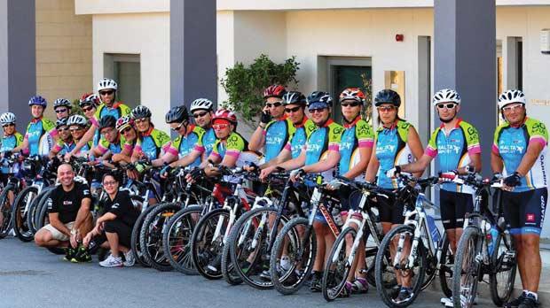 Cycling for cancer