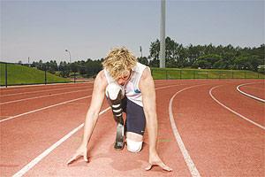 'Fastest man on no legs' put to Rome test