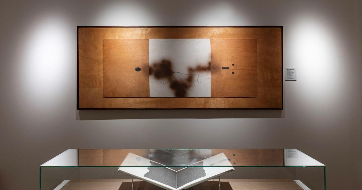 Extensive collection of Victor Pasmore artworks on show