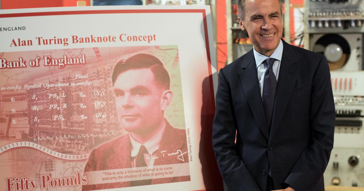 New UK bank note to feature mathematician Turing