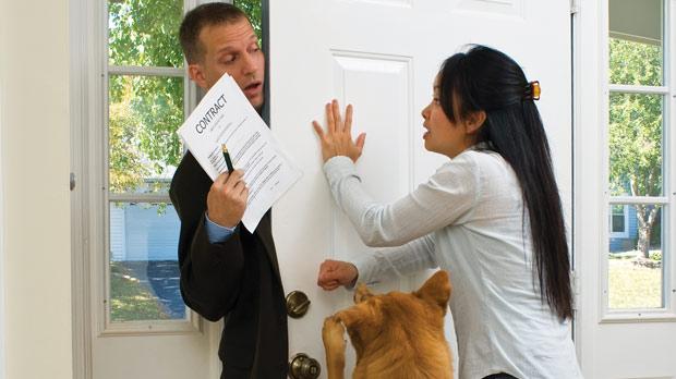 Doorstep sales and your rights