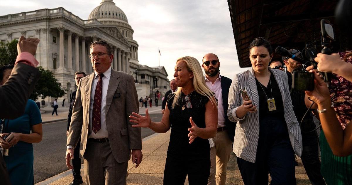 Democrats save Republican US House speaker from right-wing rebel