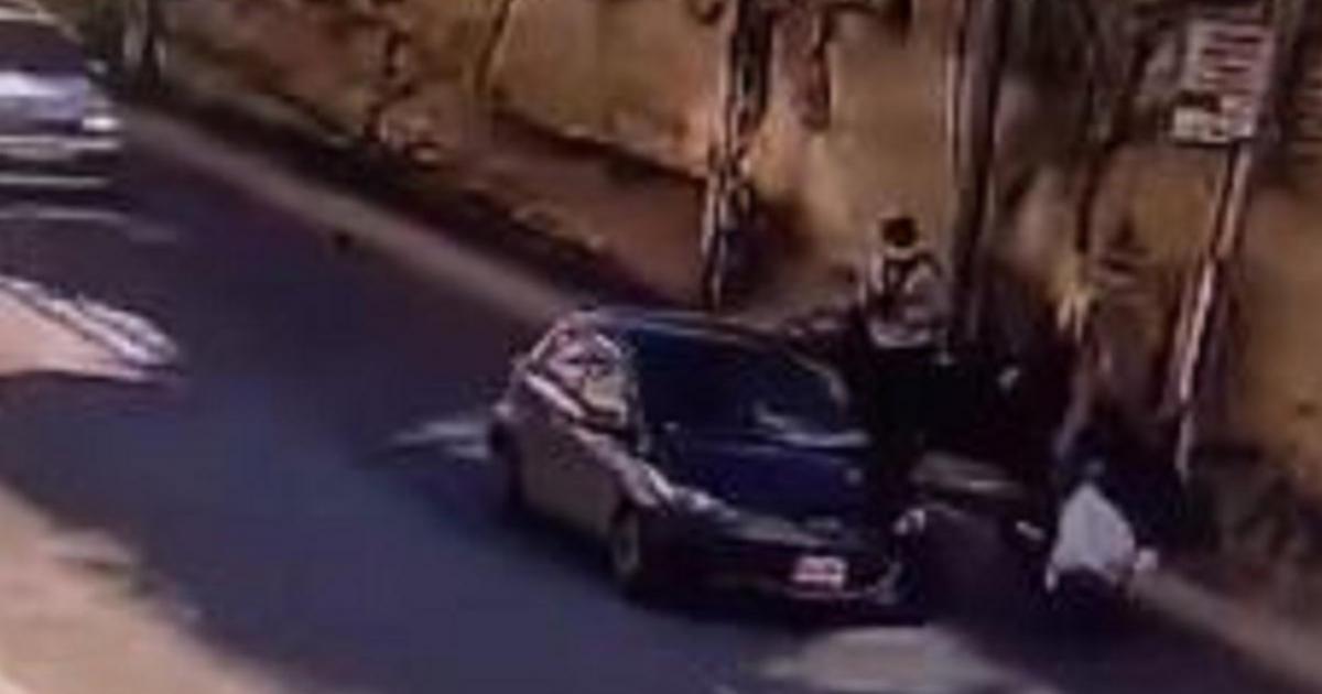 Shocking video shows young man hit by car