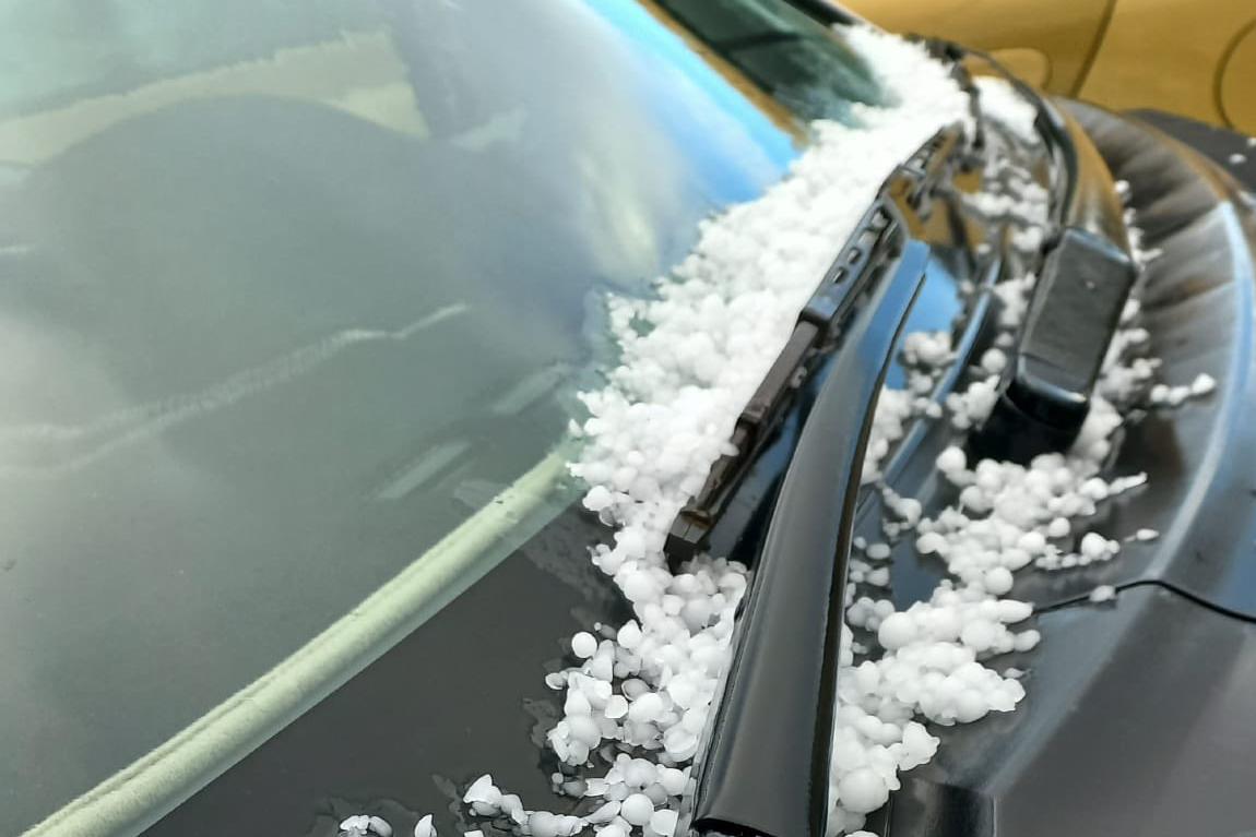 Watch: Hail and thunderstorms see out November as temperatures drop